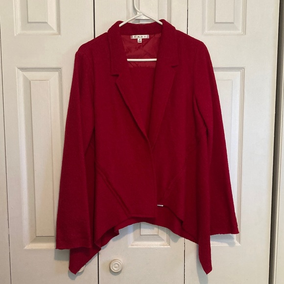 CAbi | Jackets & Coats | Red Cabi Cape Coat Size M With Beautiful ...